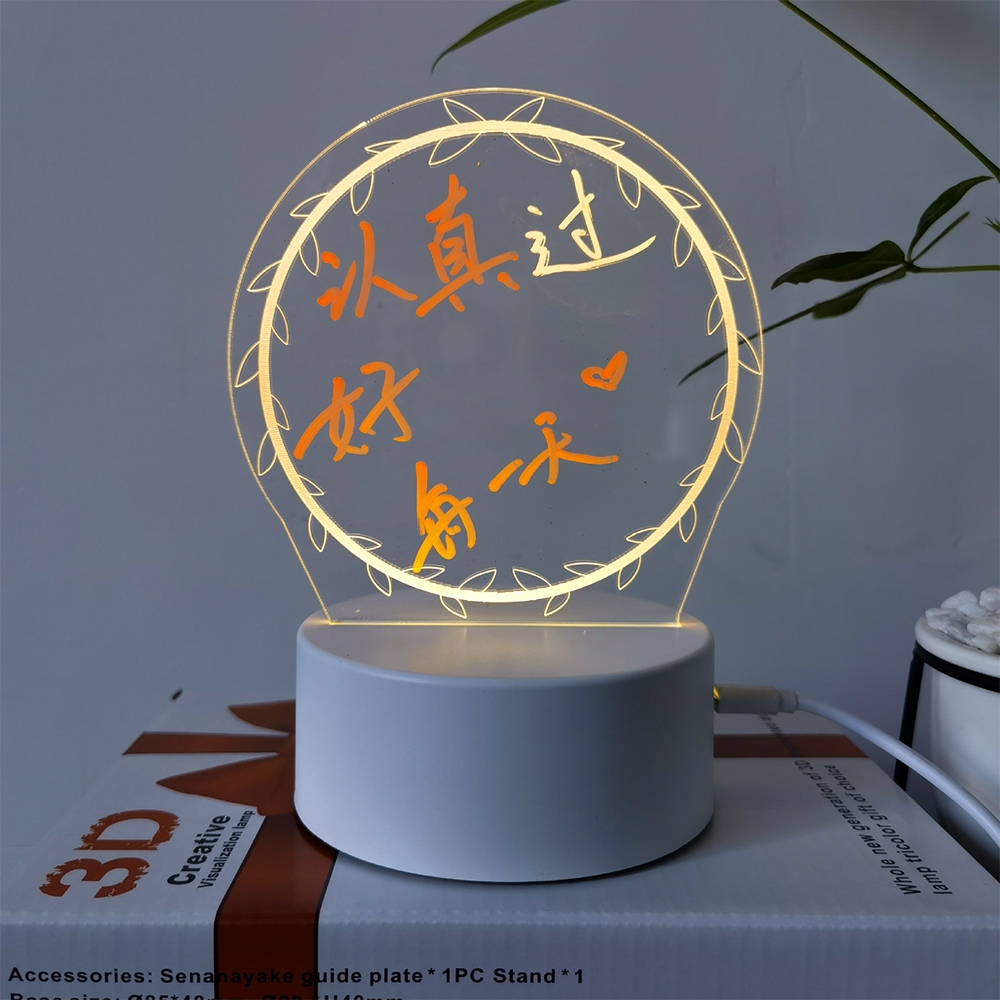Creative Gift Erasable Luminous Message Board 3D Night Light - Monster GPC